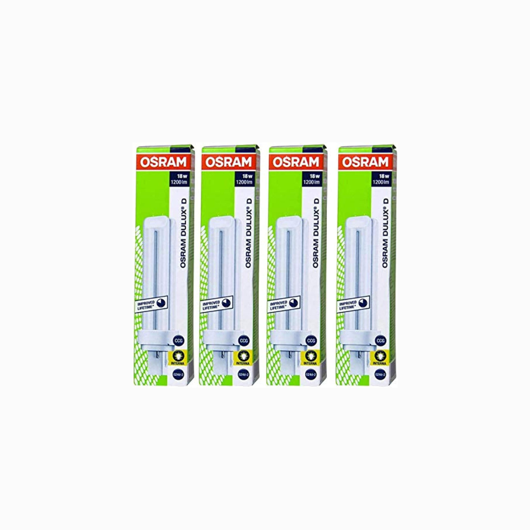 Osram 18W CFL Fluorescent Lamp 2-Pin Warm White (4-Pack) - VV & SONS LLC
